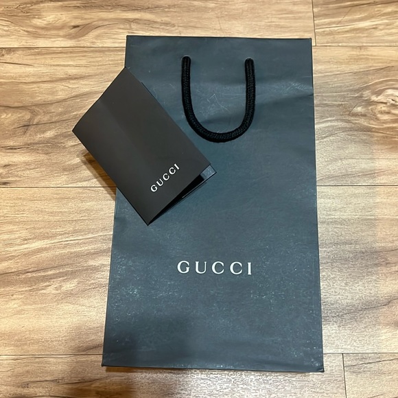 Gucci | Accessories | Gucci Shopping Bag With Receipt | Poshmark
